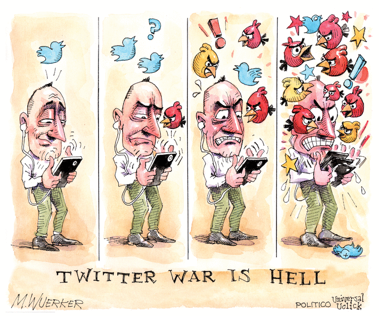 Political Irony › Angry Tweets